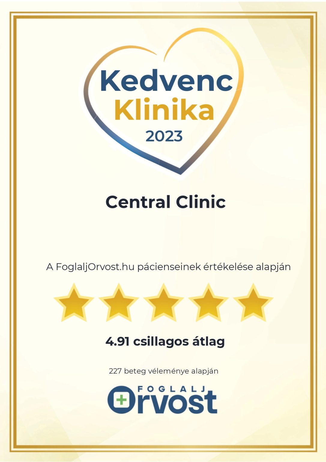 Szemészet - Central Clinic